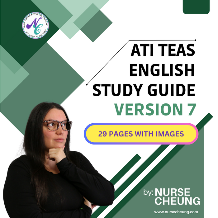 ATI TEAS V7 English & Language Usage Comprehensive Study Guide by Nurs