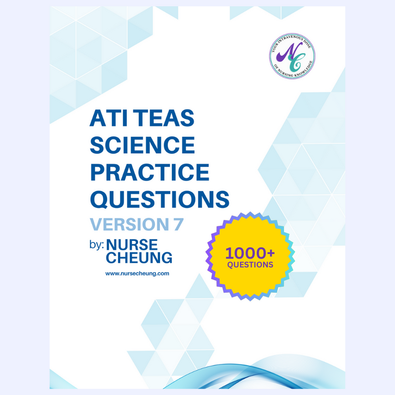 1,050+ ATI TEAS V7 Science Practice Questions by NurseCheung - (DIGITA