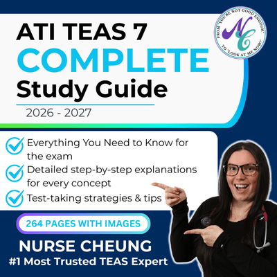 ATI TEAS 7 Study Guide (2026-2027) - PDF | Nurse Cheung