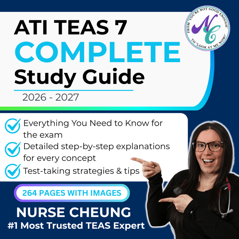 ATI TEAS 7 Study Guide (2026-2027) - PDF | Nurse Cheung