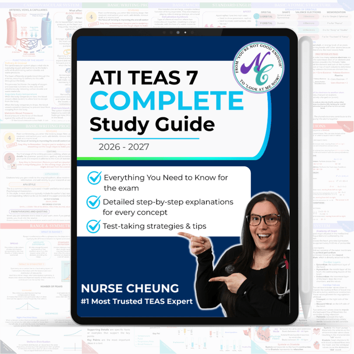 ATI TEAS 7 Study Guide (2026-2027) - PDF | Nurse Cheung